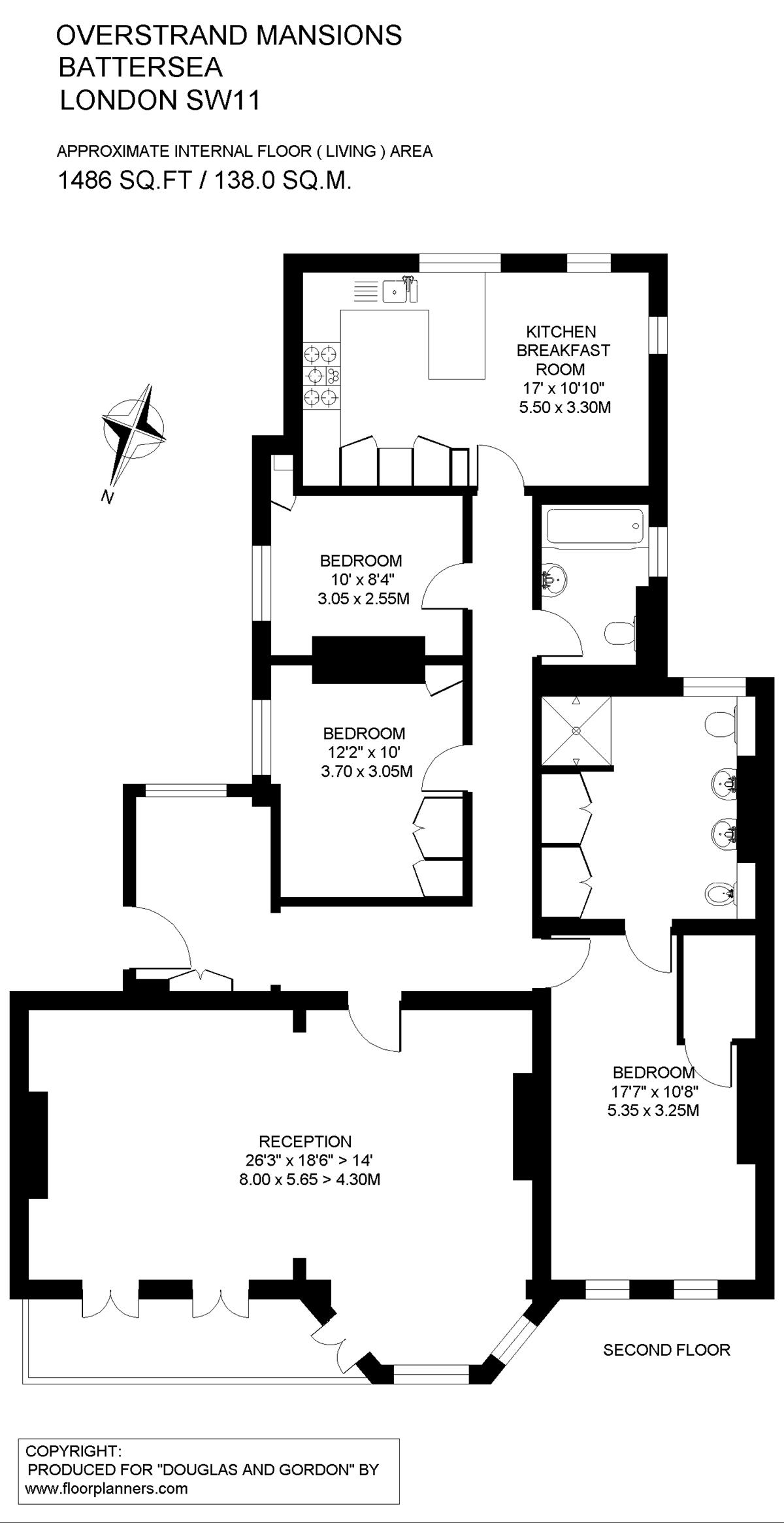 Flat For Sale in Overstrand Mansions, Prince of Wales Drive, SW11 ...